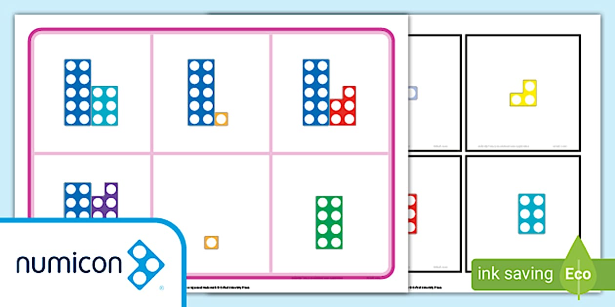 Numicon Shapes 1 to 20 Bingo - KS1 Maths Primary Resources